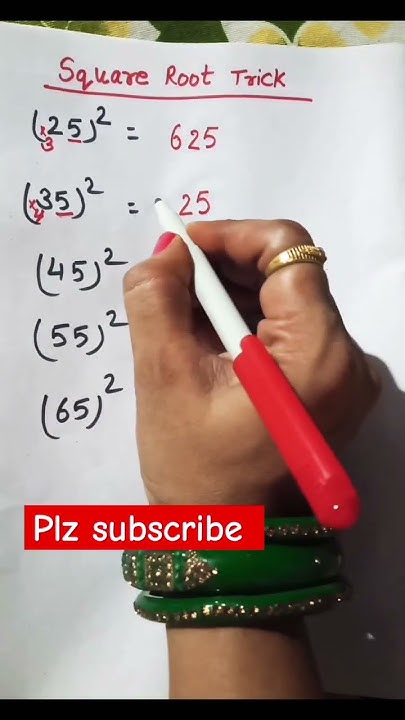 Square Root Tricks | Square Tricks | #shorts #viral #maths #tranding - YouTube