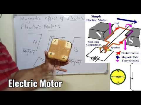 Electric Motor Class 10 Physics - YouTube