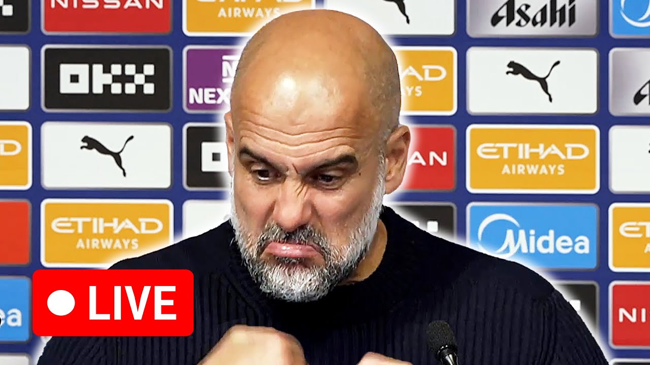 🔴 LIVE | Pep Guardiola and Oliver Glasner post-match press conference ...