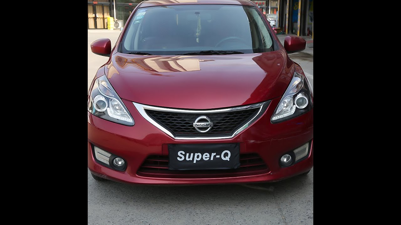 Modified headlight for Nissan Tiida Versa Latio Trazo 2011-2015🤩🤩 - YouTube