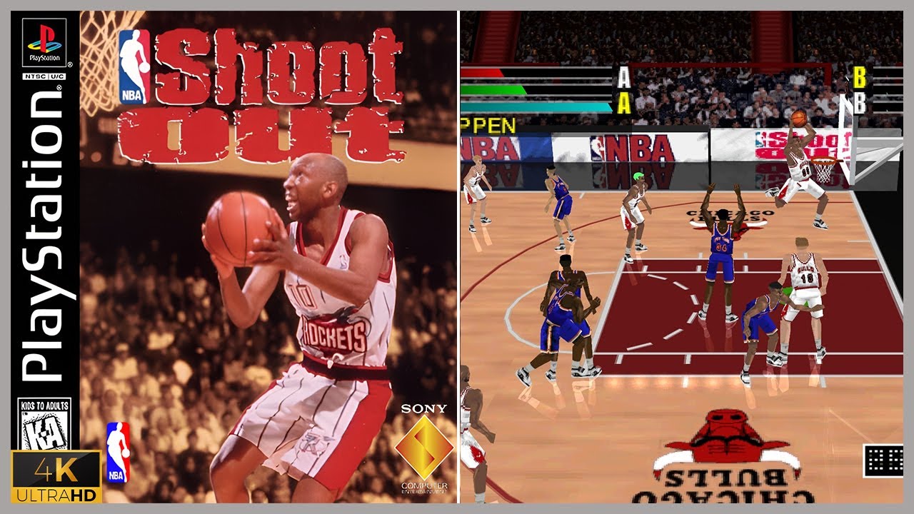 PS1 First Look [172] | NBA ShootOut (US) (1996) | 4K 2160p - YouTube