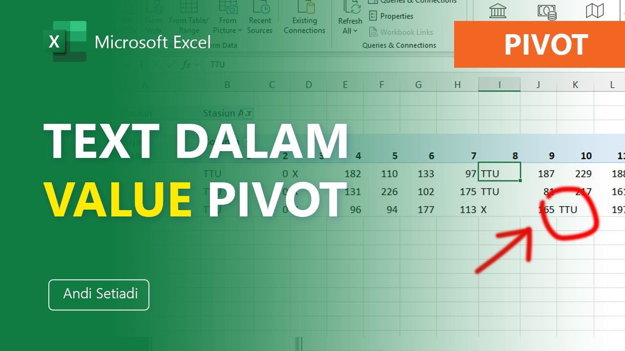 Cara Menampilkan Text Dan Number Di Value Pivot Table YouTube Cara Menampilkan Text Dan Number Di Value Pivot Table YouTube