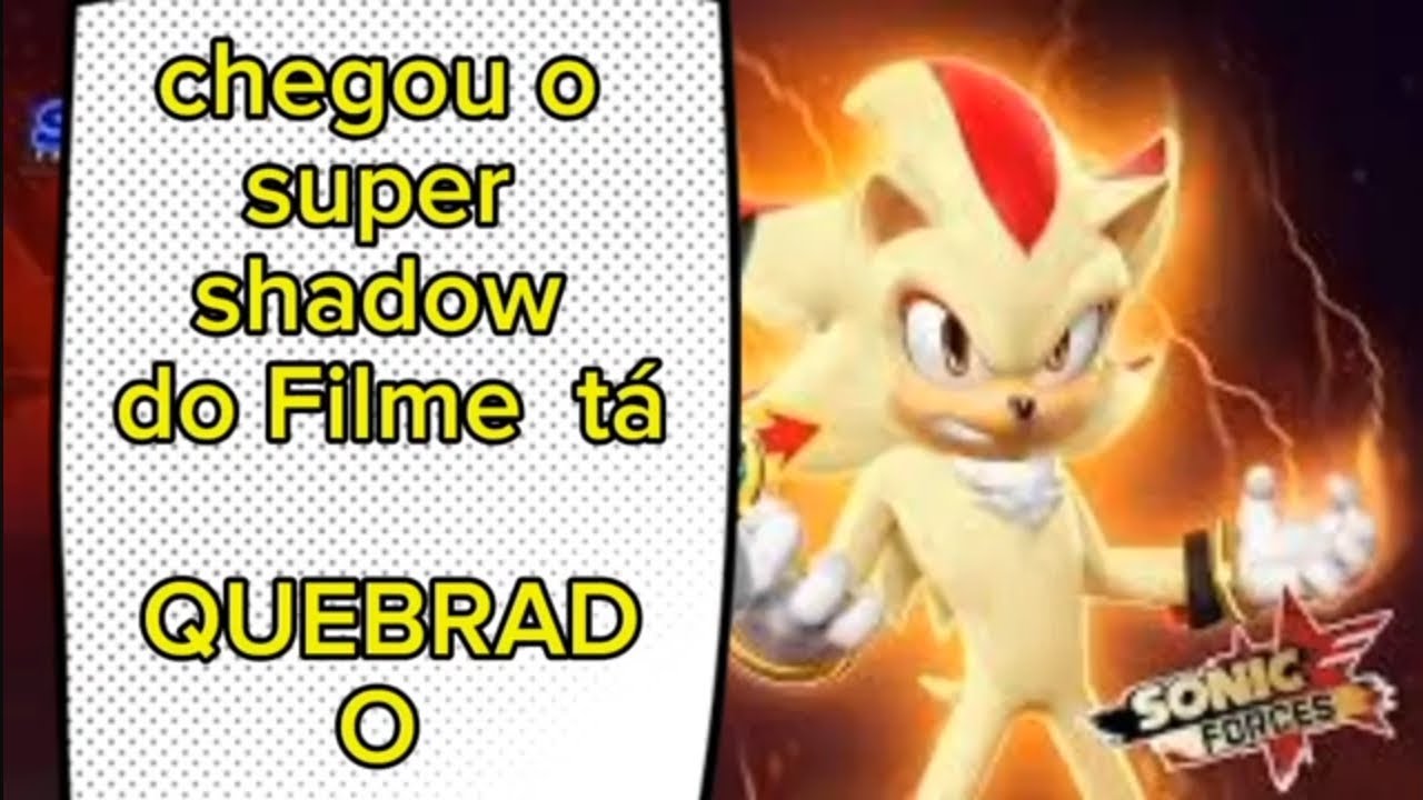 análise do super shadow do filme-sonic forces speed battle espirasao ...