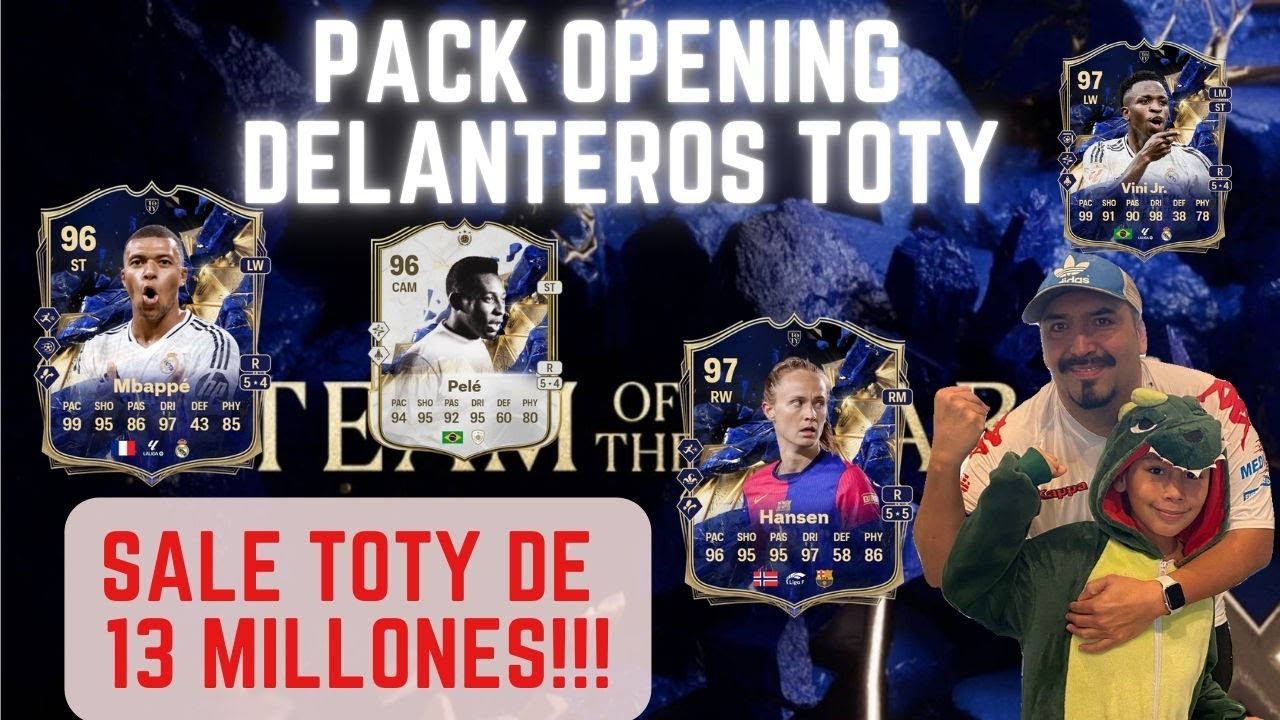 PACK OPENING TOTY ULTIMATE TEAM EA FC 25! TENEMOS TOTY DE 13 MILLONES ...