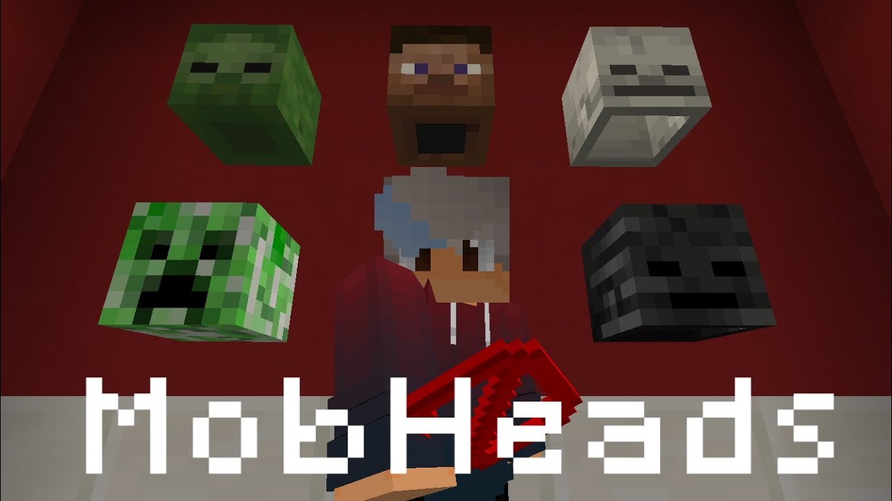 How To Get Mob Heads In Minecraft Pocket Edition || Minecraft Quick ...