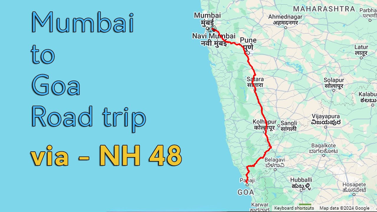 Mumbai to Goa road trip | Full drive in real time | NH48 | 4K - YouTube