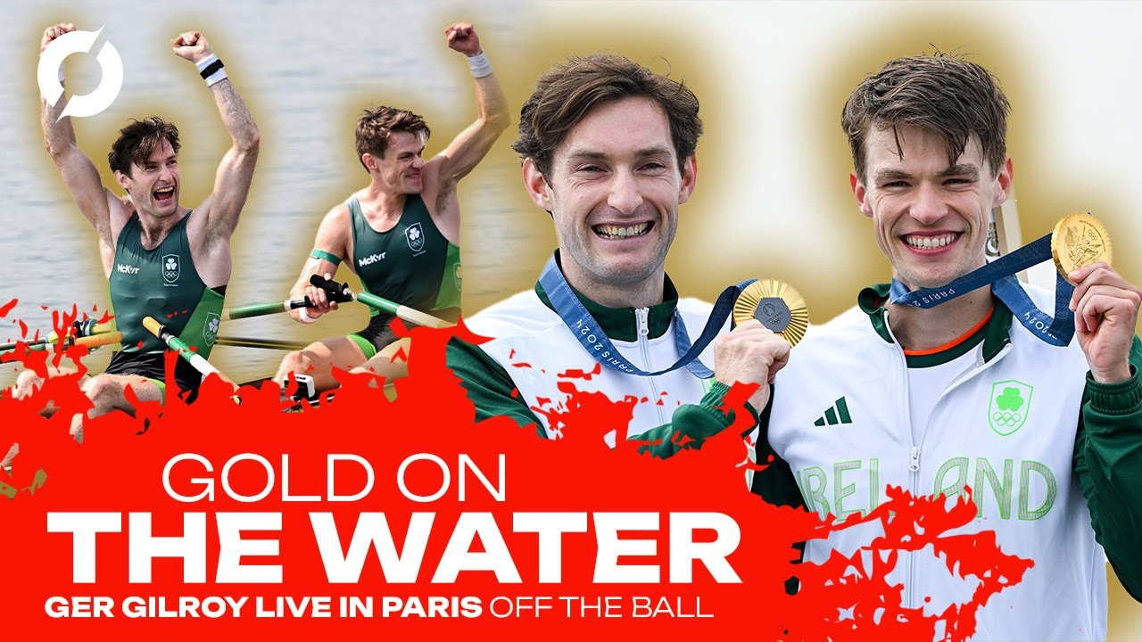 Gold on the water! | Rowing Gold Medal Reaction | Ger Gilroy live in ...