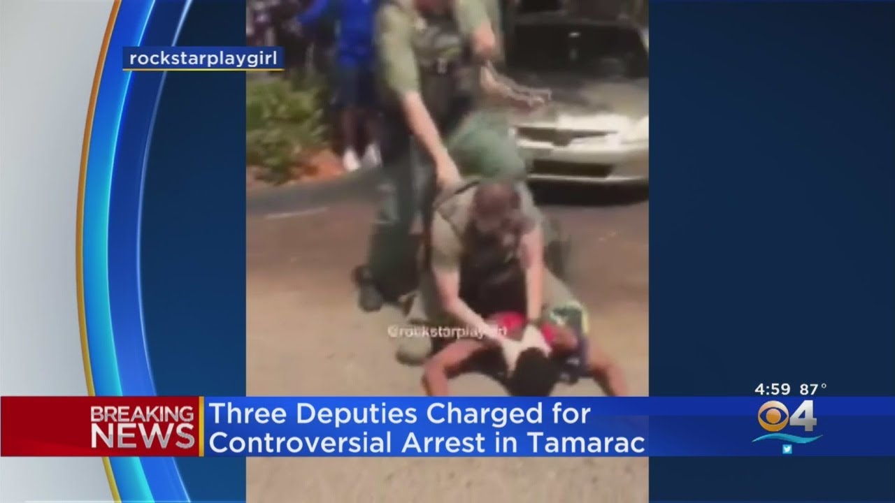 Broward Sheriff's Deputies Involved In Rough Arrest Of Tamarac Teen ...