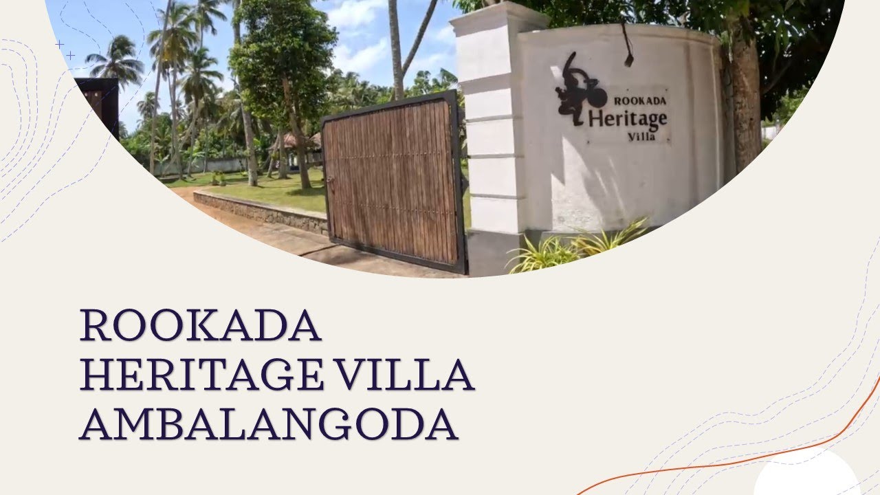Rookada Heritage Villa - YouTube