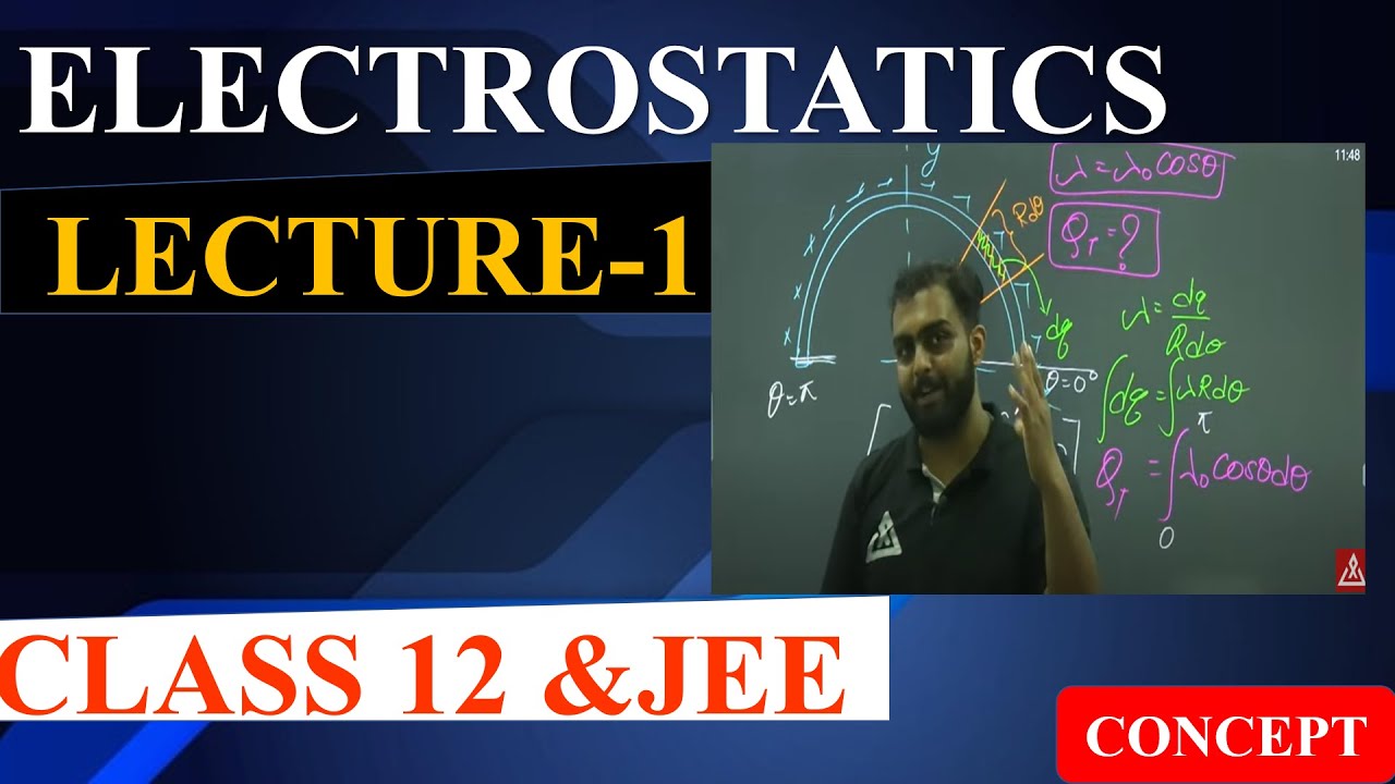 Electrostatics Lecture 1 I class 12 & JEE I FULL CONCEPT #jee #physics# ...