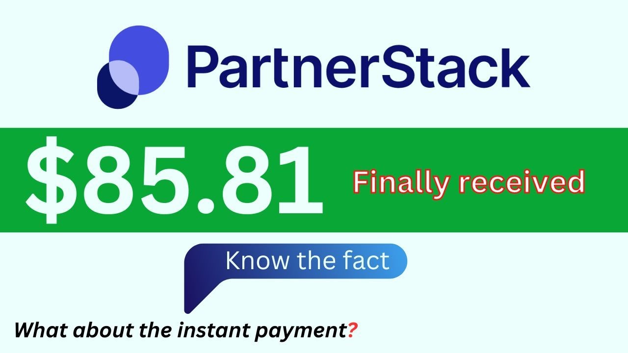 ($85.81 Received) PartnerStack Payment Deposited Finally - PayPal ...
