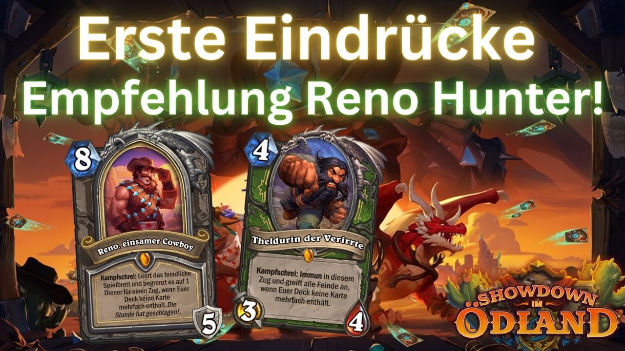 Hearthstone Showdown im Ödland: Erste Eindrücke und Reno Hunter ...