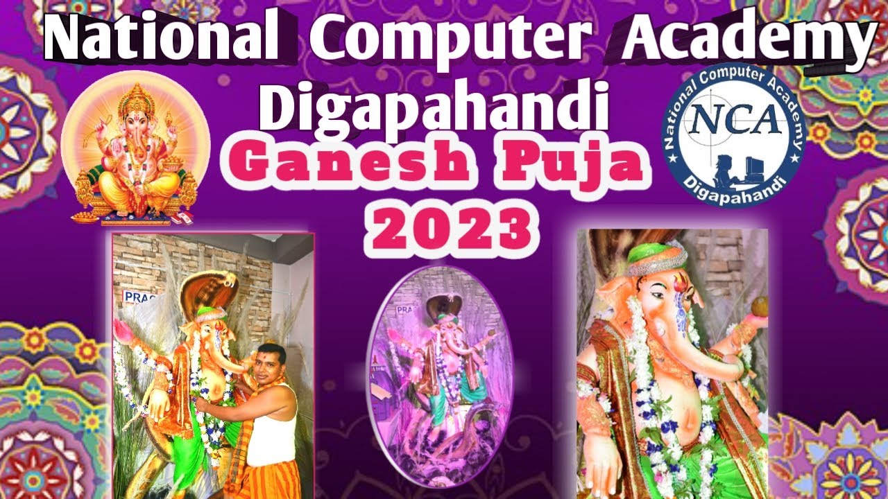 NCA DIGAPAHANDI GANESH PUJA 2023 - YouTube