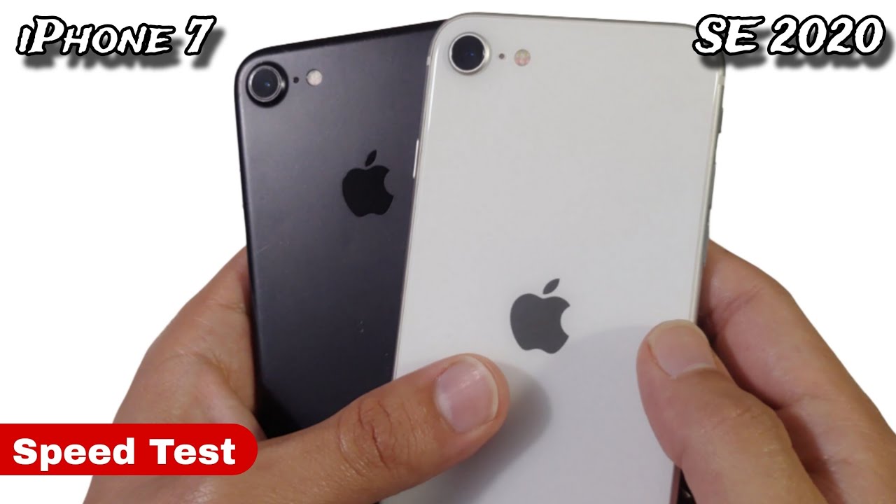 iPhone 7 vs iPhone SE 2020 Speed Test - A10 Fusion vs A13 Bionic - YouTube