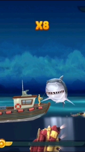 Hungry Shark Evolution attack steam android Game Short vedio - YouTube