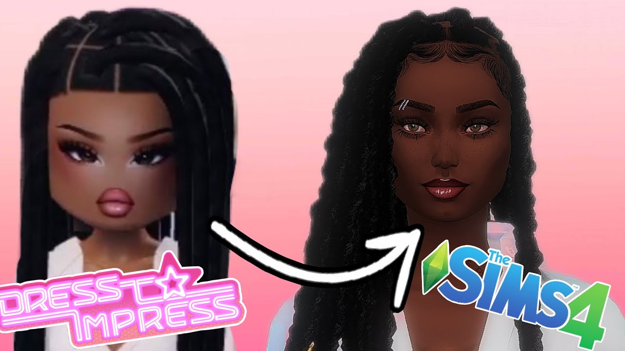 Playing Dress To Impress VS The Sims 4 - YouTube