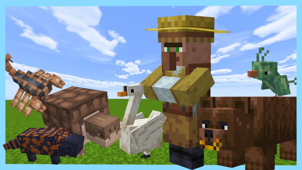 World Wild Animals Addon Minecraft Bedrock 1.19+ - YouTube