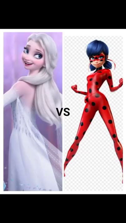 Elsa Vs Miraculous ladybug [ Marinette ] #disney #shorts - YouTube
