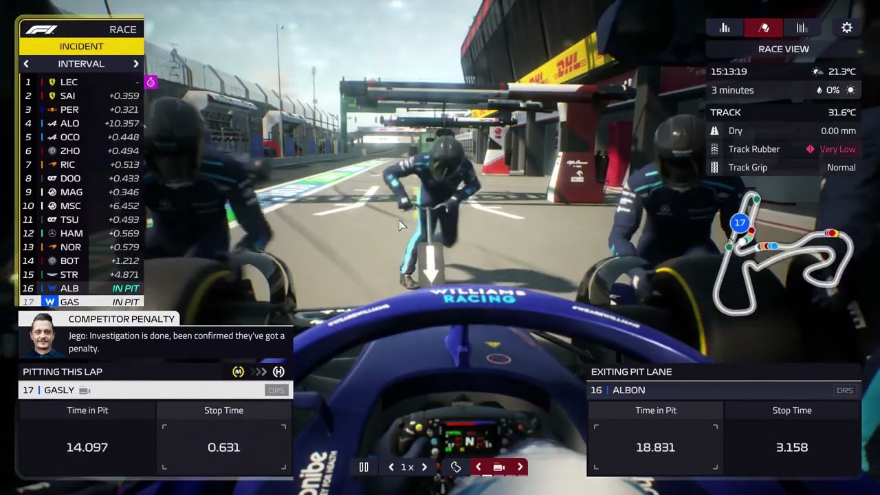 Todays dose of satisfaction: A perfectly executed double-stack | F1 ...