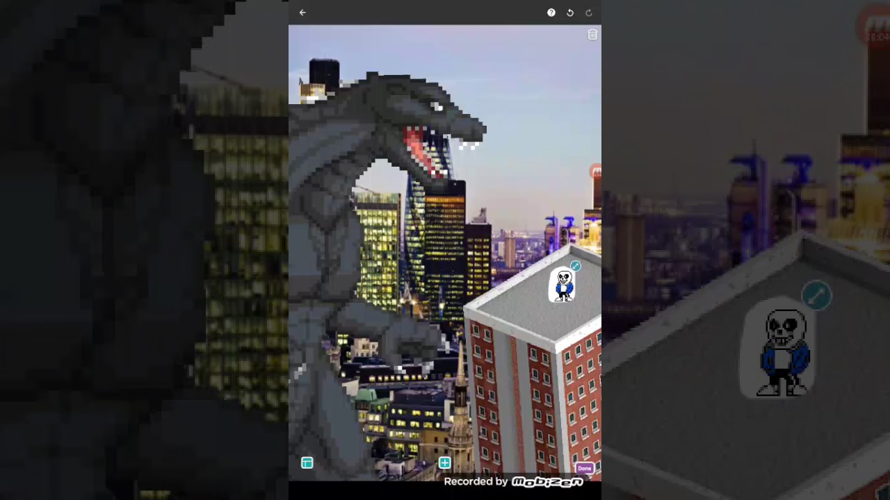 Super battles ep64 Godzilla vs sans - YouTube