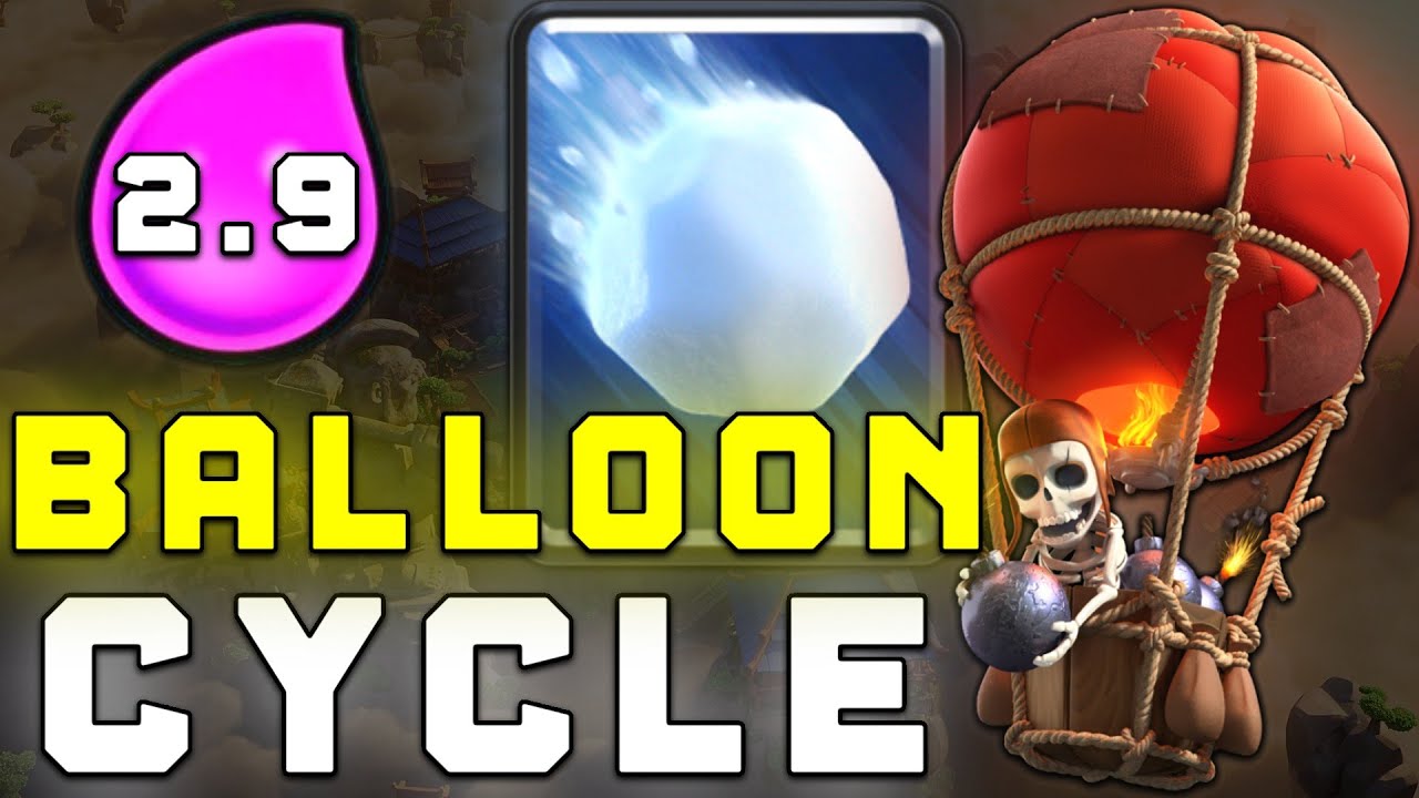 2.9 Balloon Miner Cycle Deck is Unstoppable In Clash Royale 🏆 - YouTube