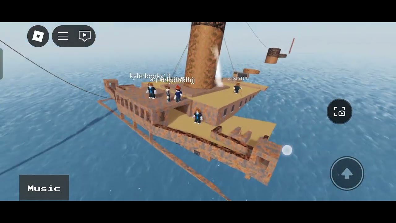 titanic 1980 ship roblox and I - YouTube