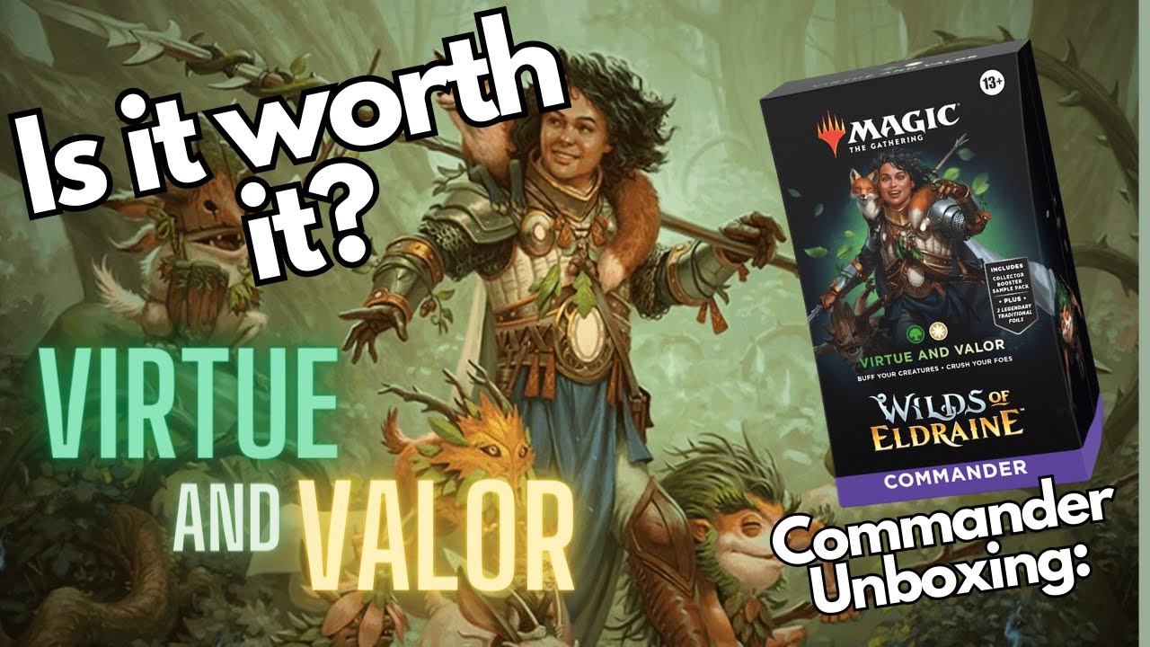 MTG Unboxing: Virtue and Valor Commander Precon - YouTube