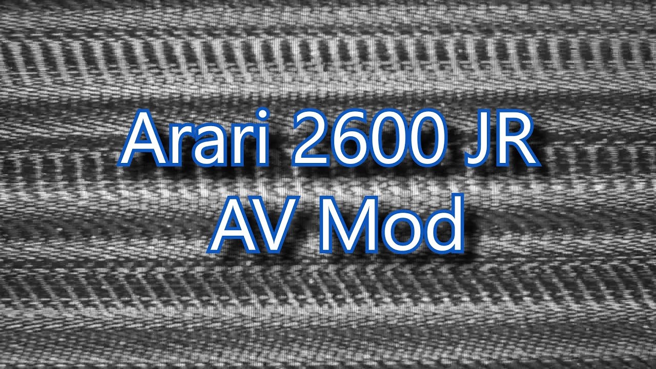 Atari 2600 JR AV/Composite Mod - YouTube