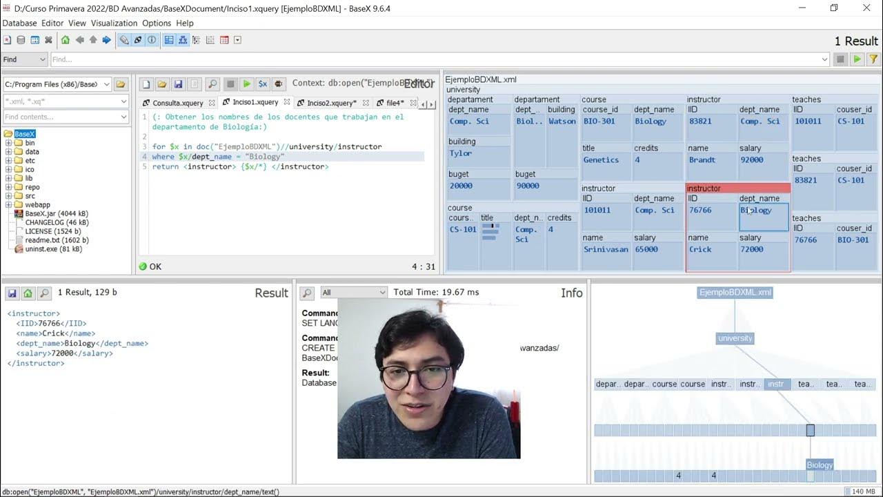 Actividad 4. Consultas con Xquery - YouTube