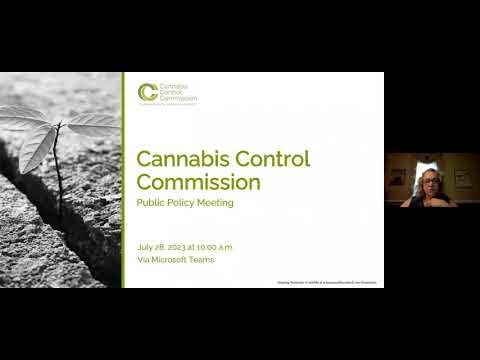 Cannabis Control Commission Public Meeting | July 28, 2023 - YouTube