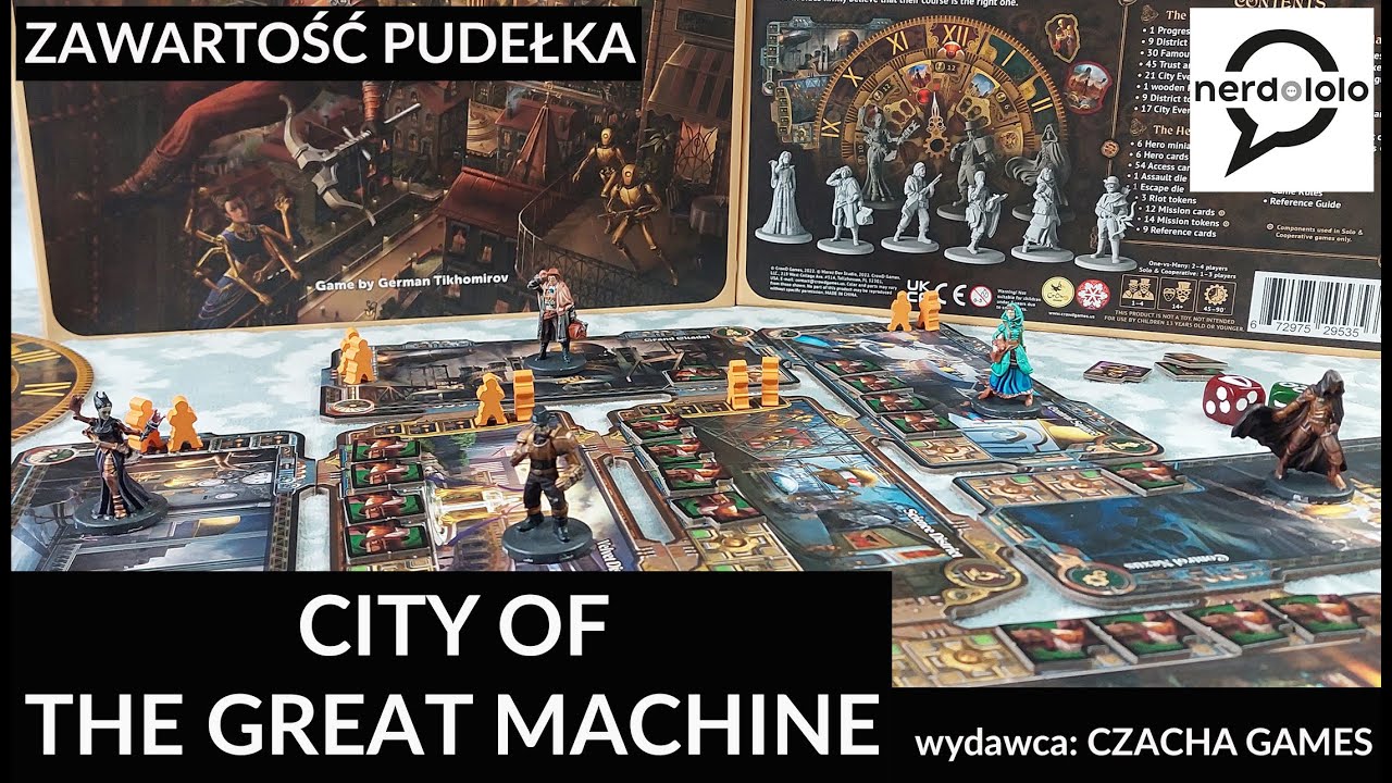Unboxing: CITY OF THE GREAT MACHINE - YouTube