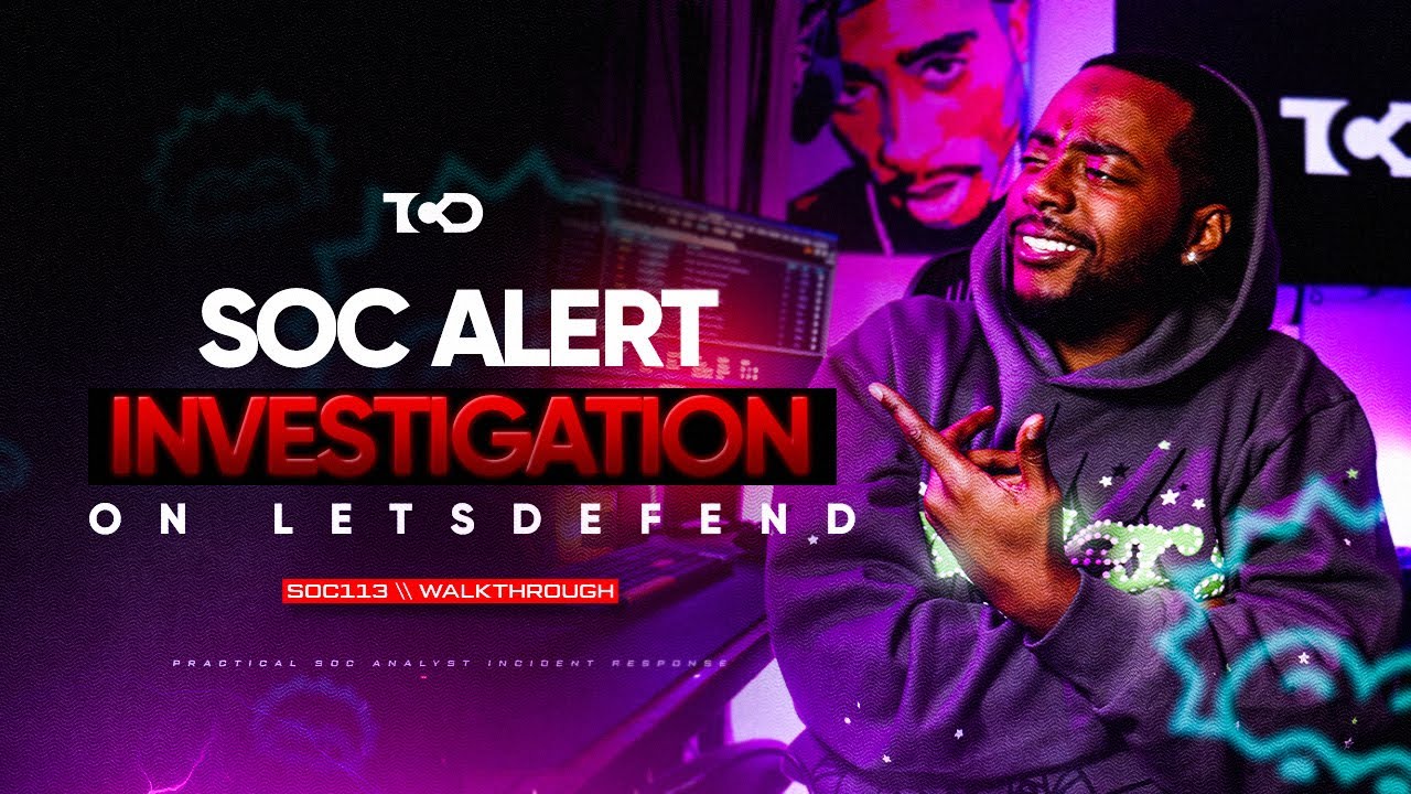 LetsDefend SOC Walkthrough | SOC113 — Suspicious hh.exe Usage - YouTube