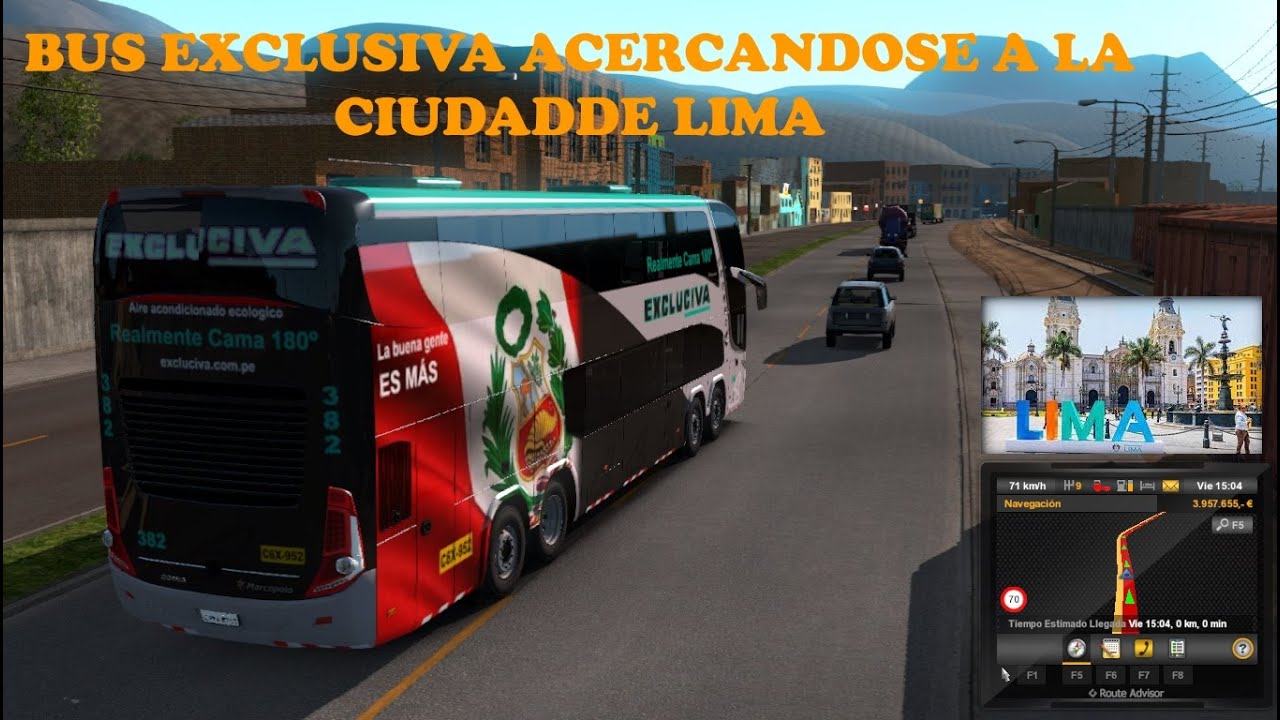😎Bus exclusiva acercandose a la ciudad de lima🎼🚙 🚌 - YouTube