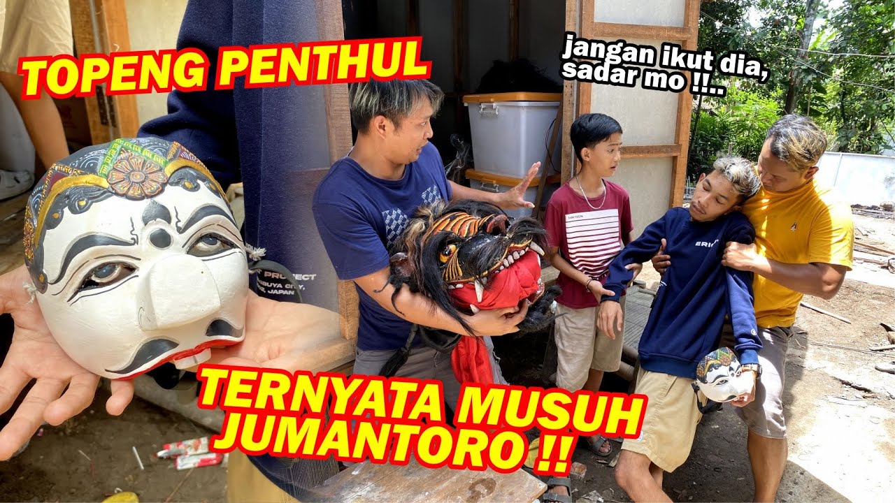 Topeng ini gak kalah SANGAR dibanding barongan Jumantoro !! - YouTube
