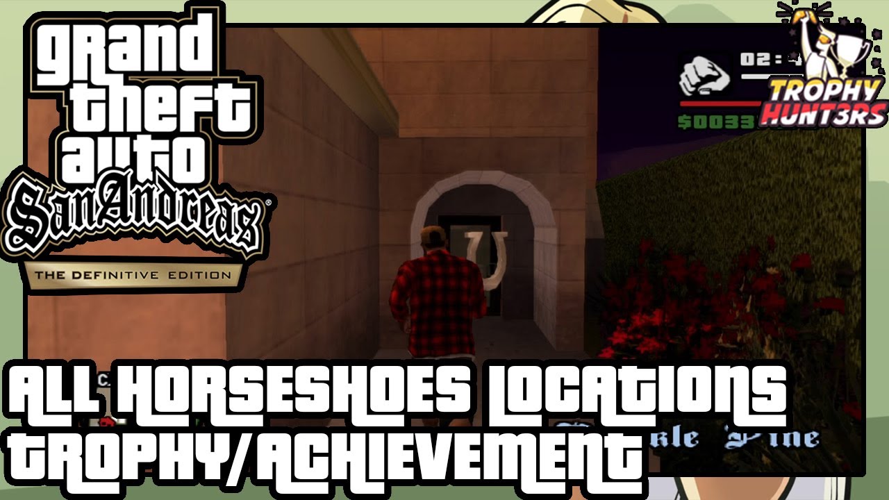 Grand Theft Auto: San Andreas - Horseshoes (All Locations) - YouTube