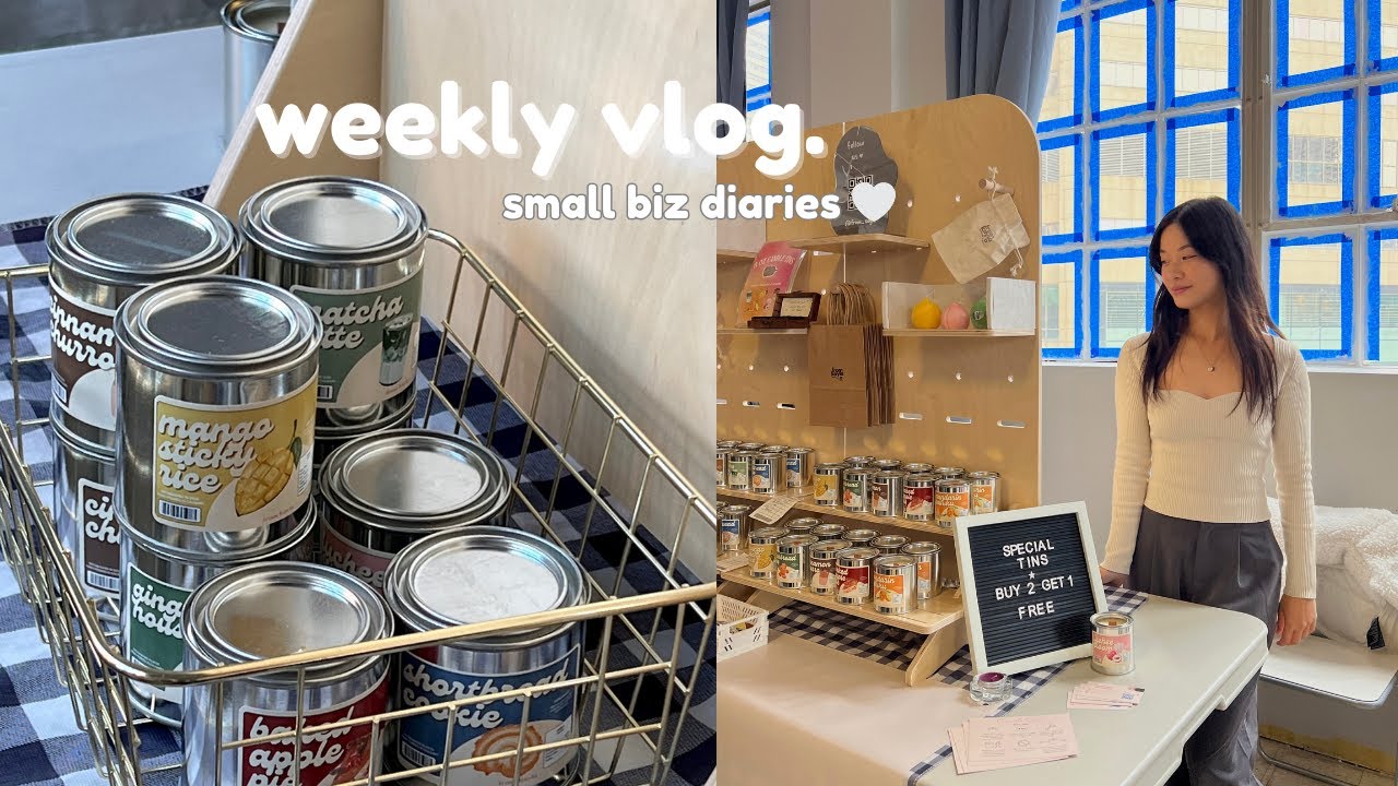 a week in my life as a candle maker 𐙚 ‧₊˚ ⋅(retail store drop offs ...