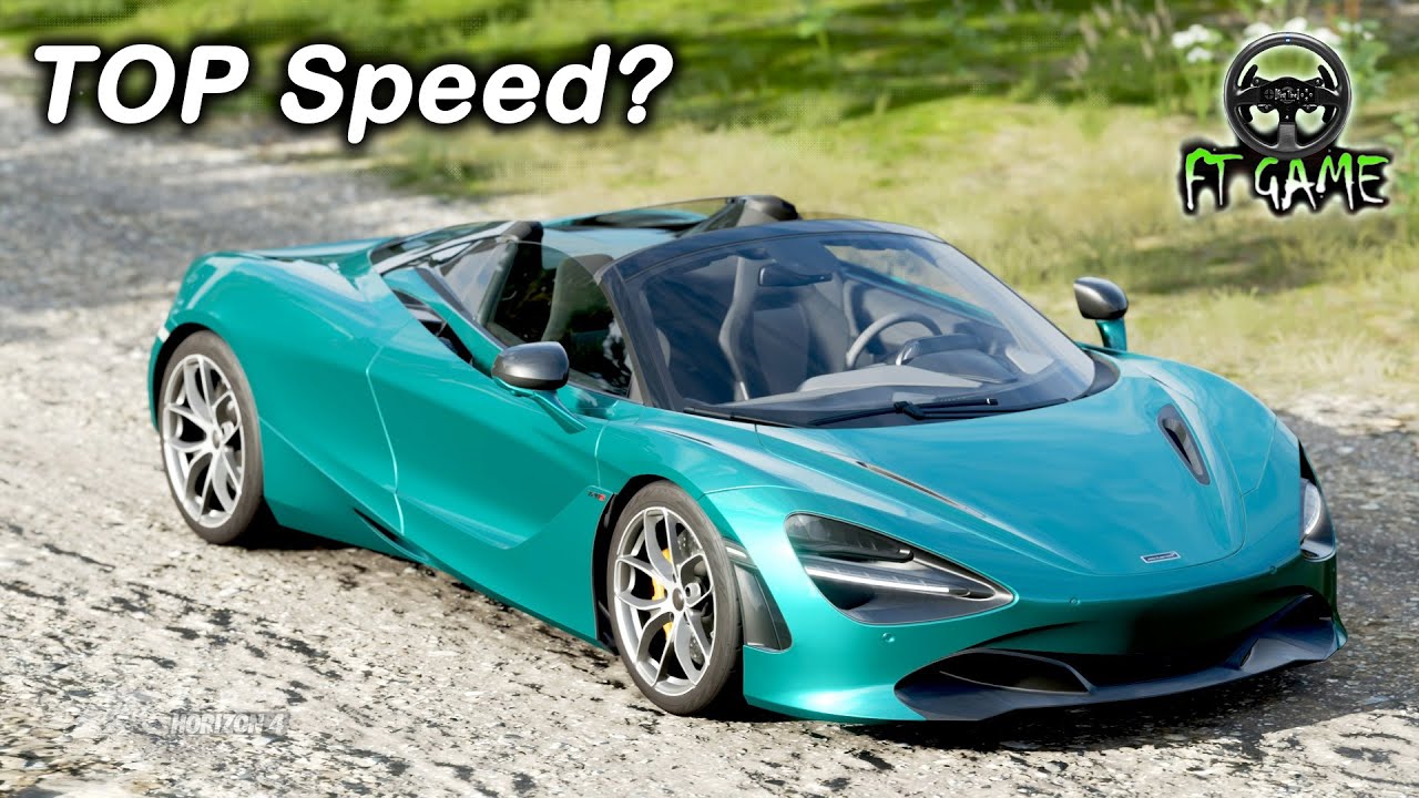 MCLAREN 720S SPIDER TOP Speed & Gameplay! | Forza Horizon 4 - Wheel Cam ...