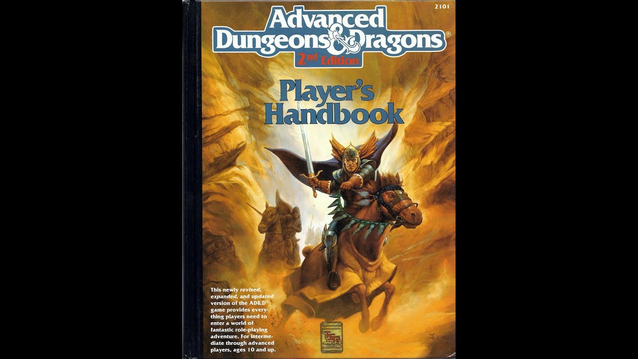 Advanced Dungeons & Dragons 2nd Edition Character Creation - YouTube