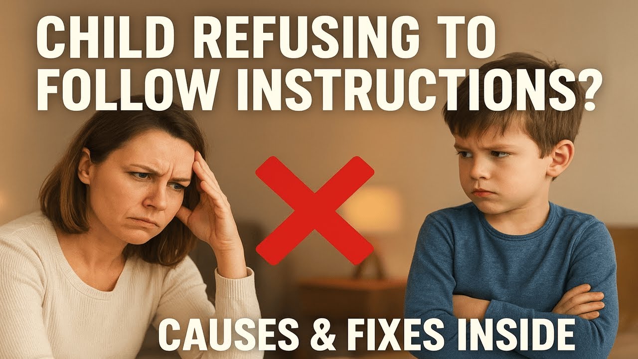 Child Refusing to Follow Instructions: Real Solutions 👨‍👩‍👧‍👦💡 # ...