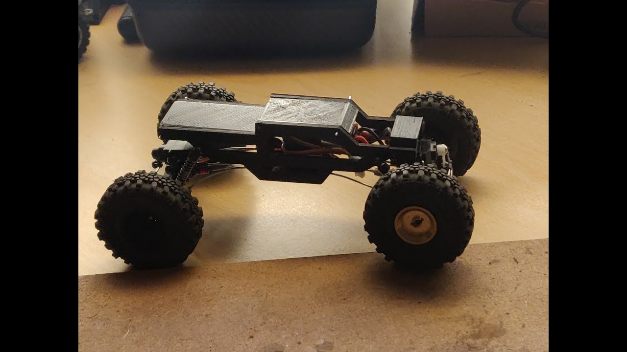 Orlandoo Hunter OH32X01 Custom 4WS LowCG chassis - test stock ...