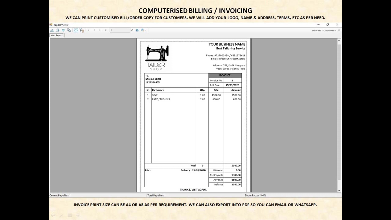 Best Tailoring Software - YouTube