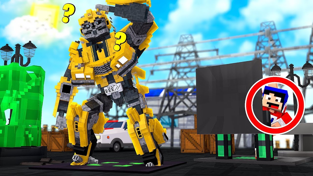 Minecraft: BUMBLEBEE *Transformers* - ESCONDE ESCONDE « Nitro » - YouTube