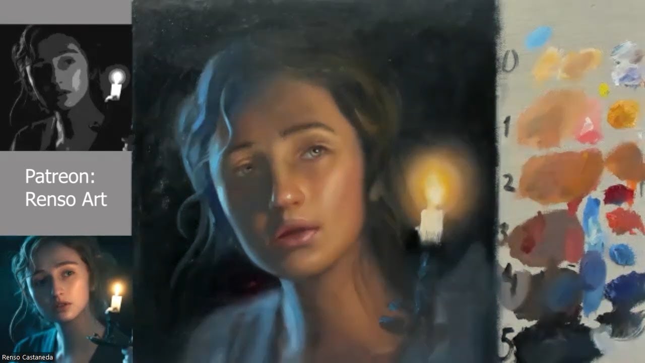 Alla prima Oil painting from group class in Patreon (5 hours) - YouTube
