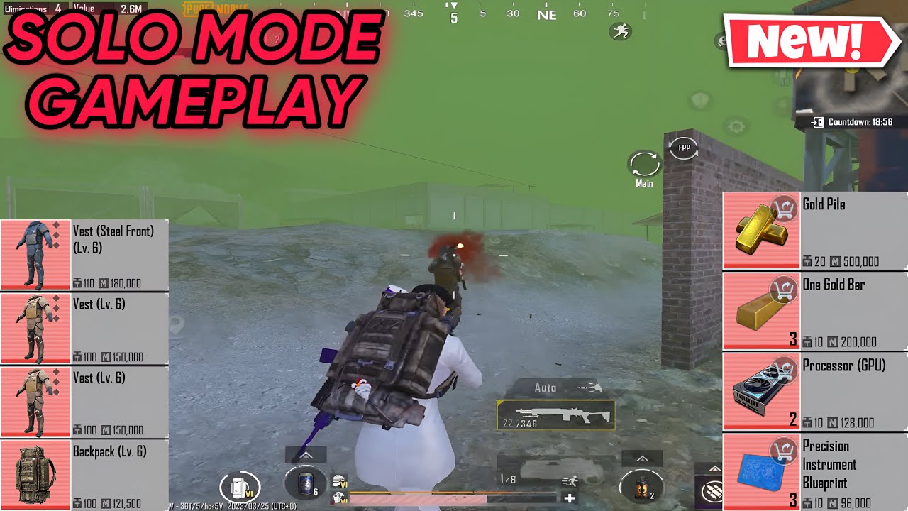 Metro Royale Solo Mode Gameplay And My Inventory / PUBG METRO ROYALE ...