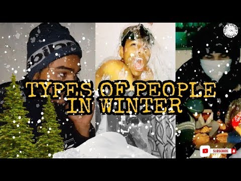 TFG : TYPES OF PEOPLE IN WINTER | THE FUKREY GANG | TFG | 2020 - YouTube