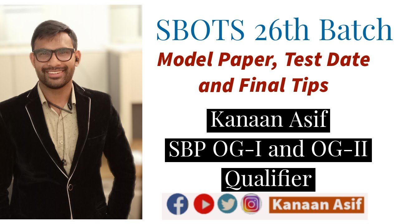 State Bank SBOTS 26 Date Paper Format and Preparation - YouTube