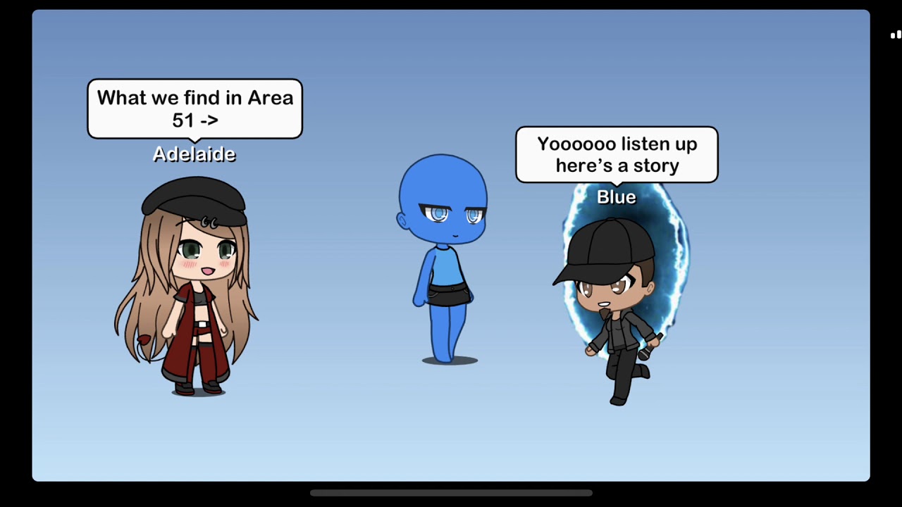 Blue gacha life - YouTube