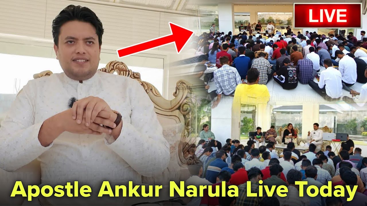 Apostle Ankur Narula Live Today Bible Study 📖| Ankur Narula Ministries ...