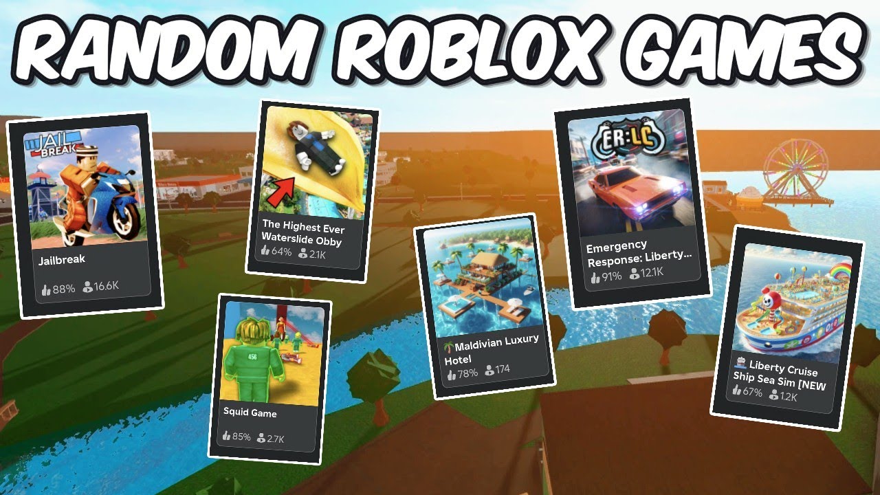 PLAYING RANDOM ROBLOX GAMES RECOMMENDED FOR ME - YouTube