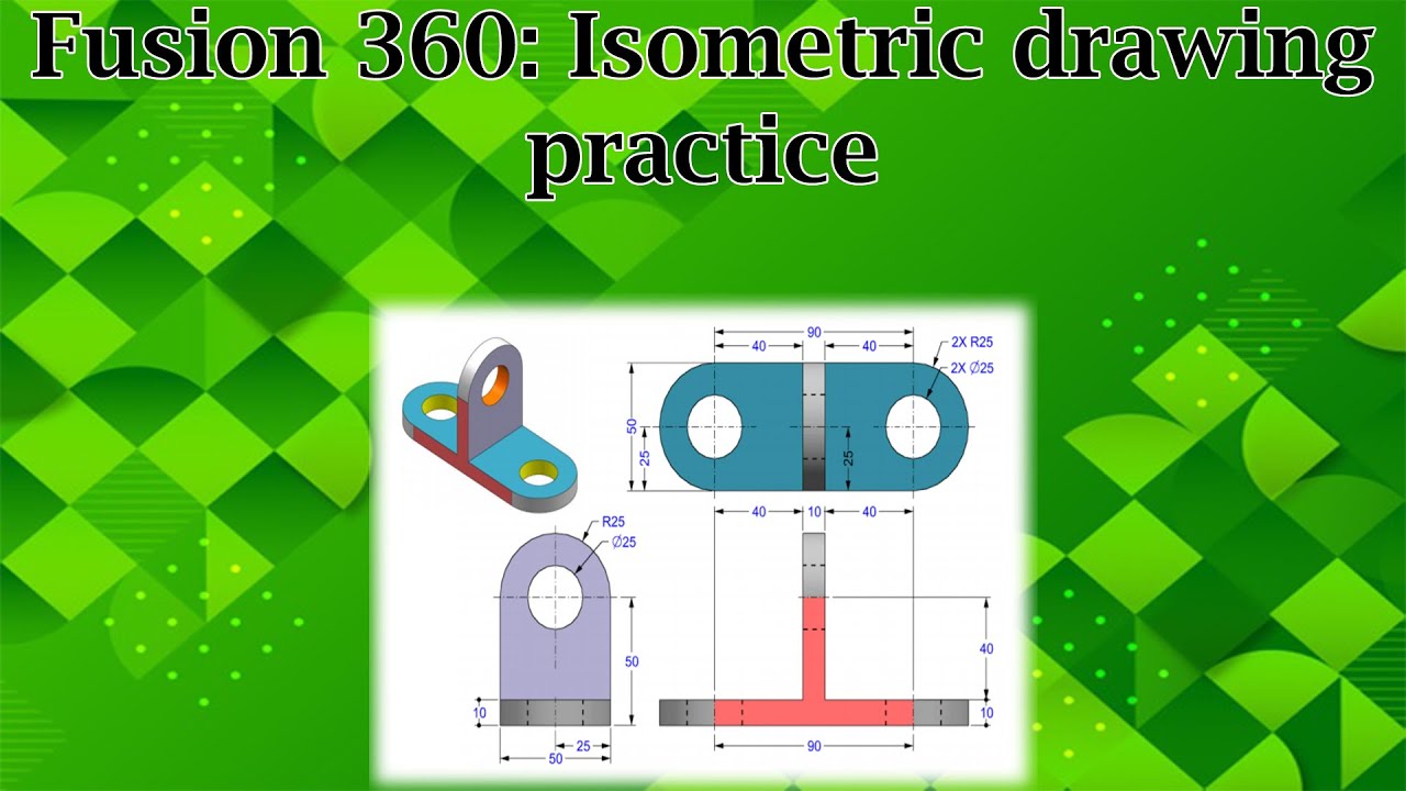 Fusion 360: Drawing Practice 2 - YouTube